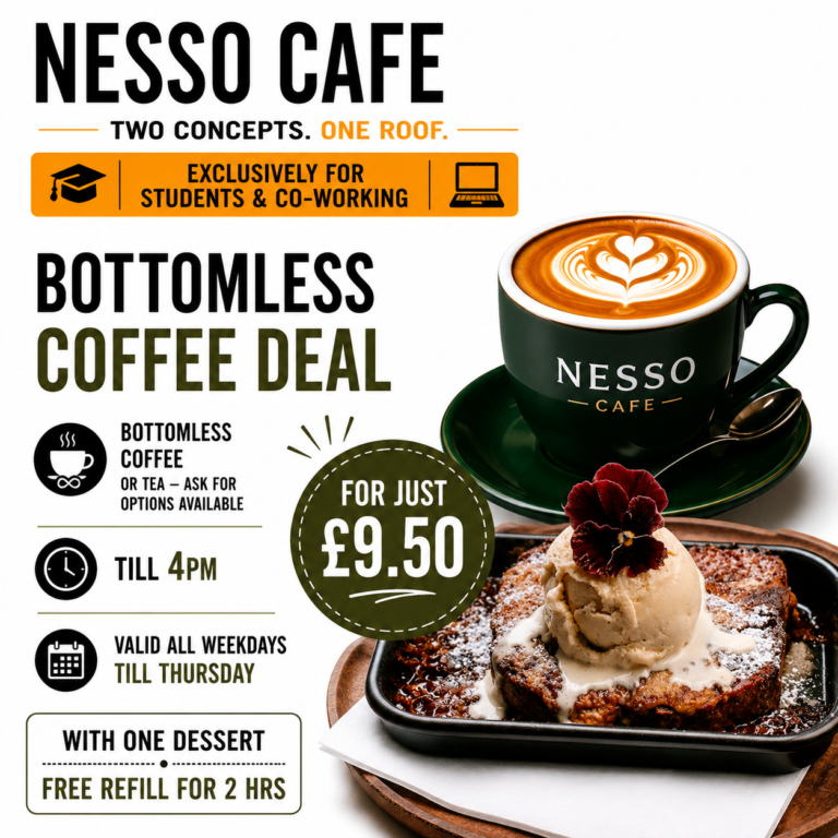 Pre Theatre Dining & Brunch with Prosecco in Leeds | Nesso Café